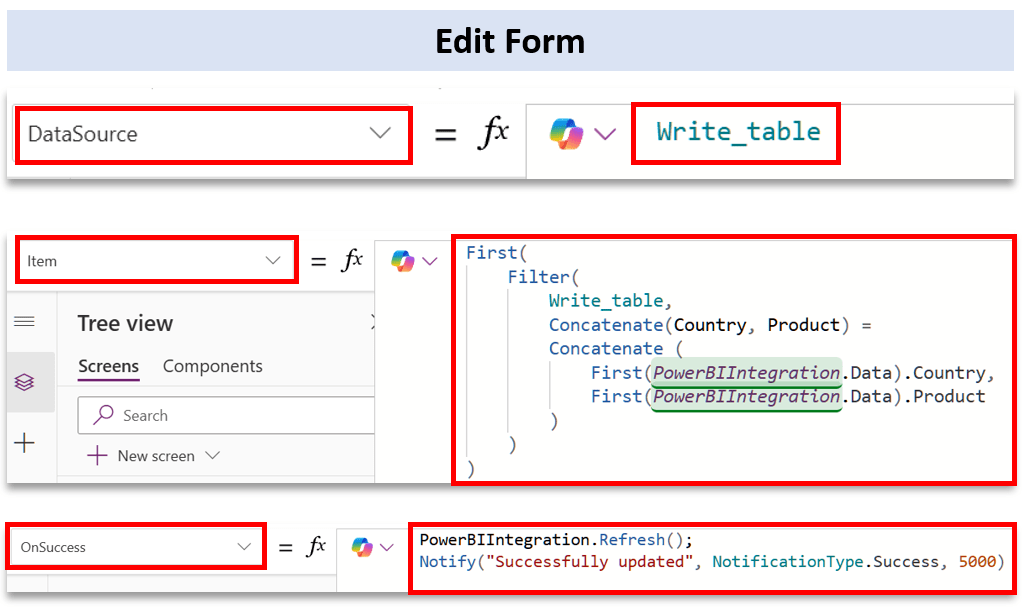 Using PowerApps for interactive data entry in PowerBI - EdgeRed